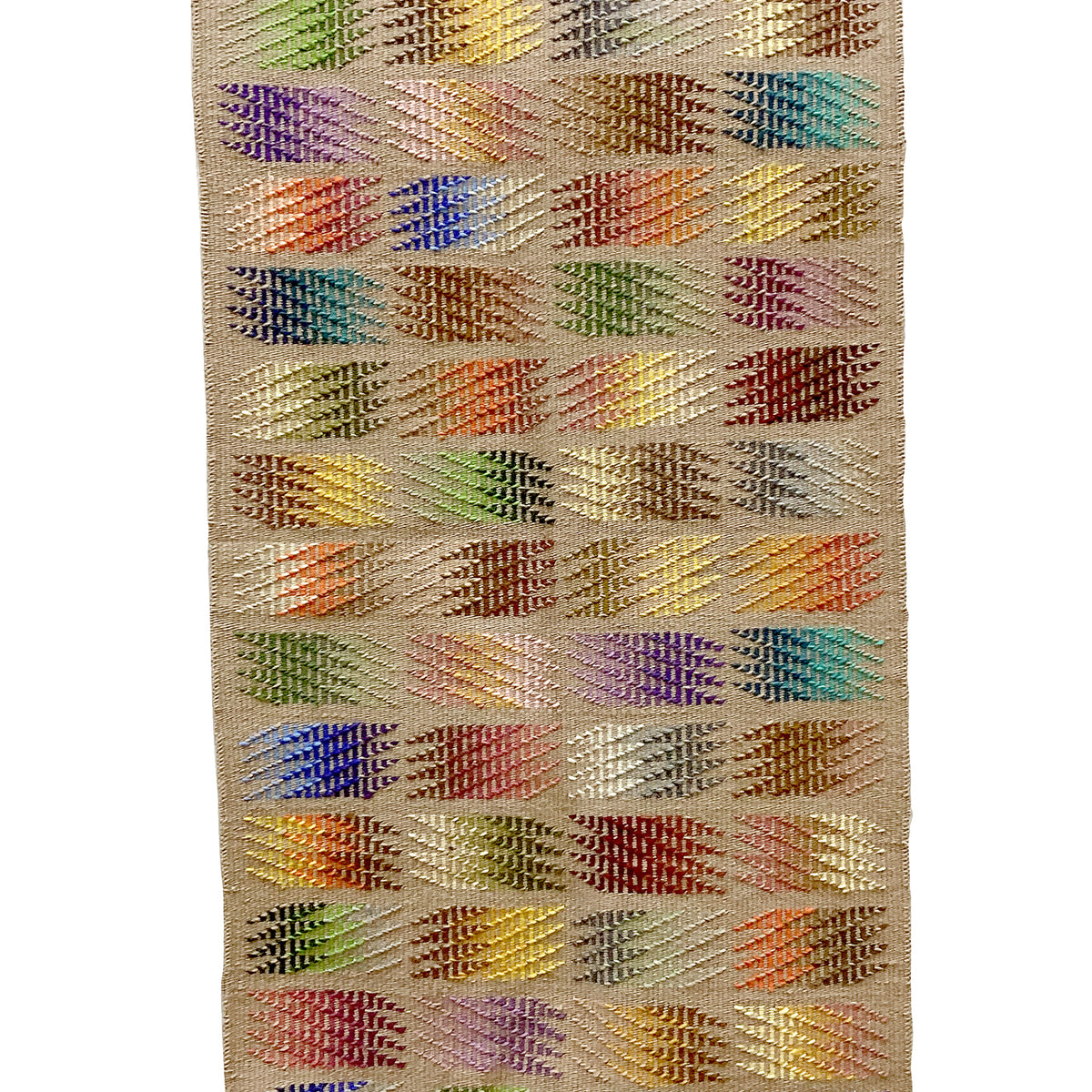 Marie Sheppard, New Lands Raised Outline Rug, Navajo, 42" x 22" – Perry ...