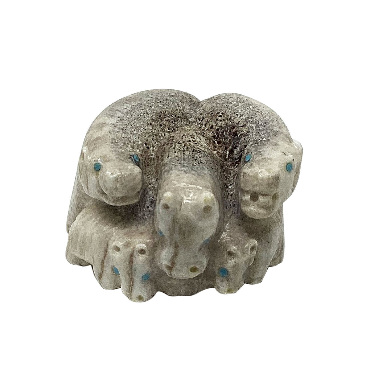 Maxx Laate, Hippopotamus, Deer Antler, Zuni Hand Carved, 1 1/2" – Perry ...