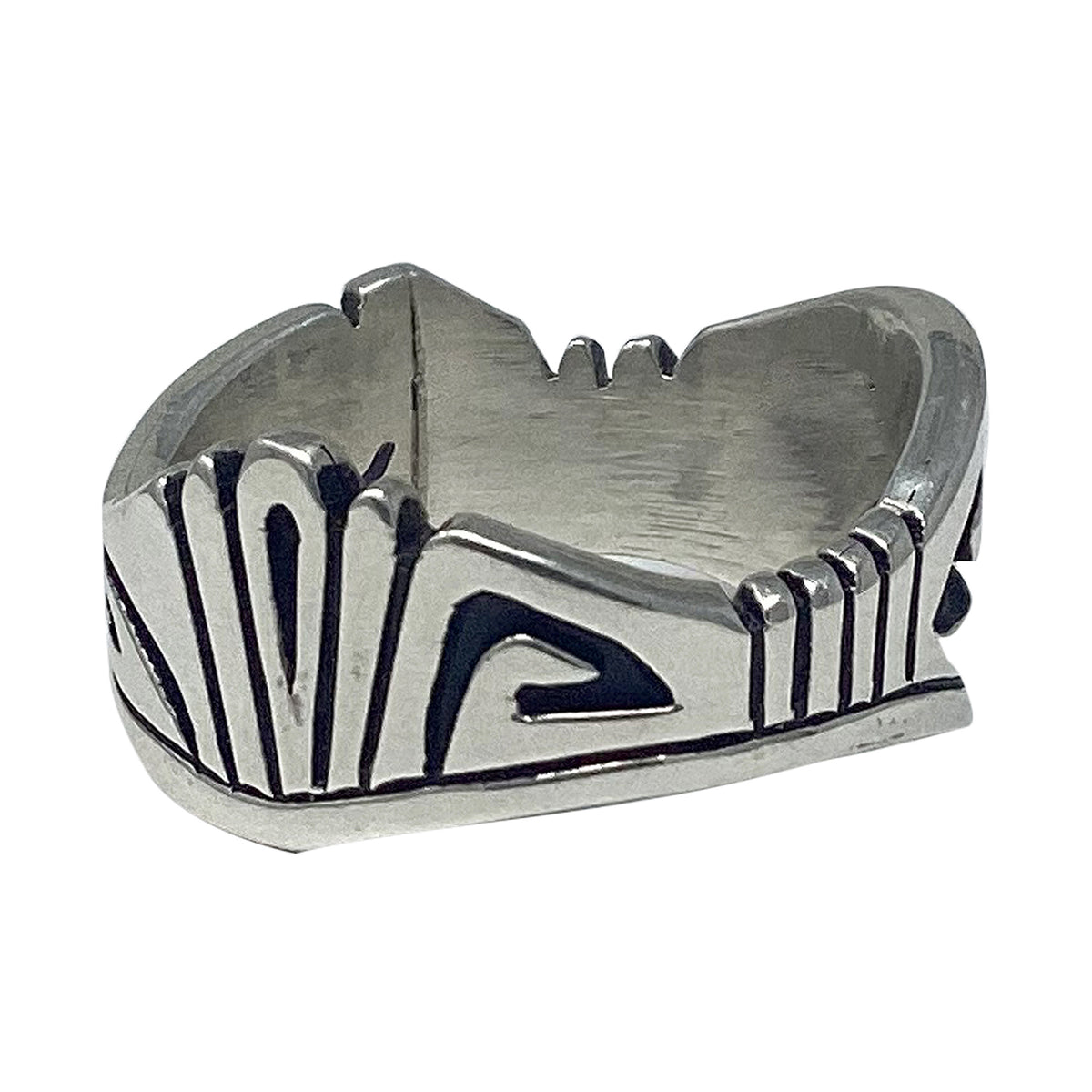 Mary Lou Begay, Ring, Sterling Silver, Navajo Handmade, 12 1/4 – Perry ...