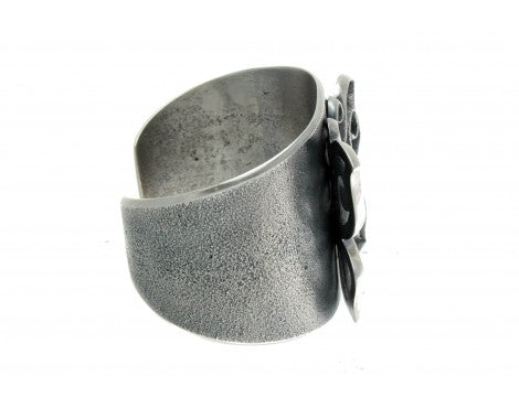Aaron Anderson, Tufa Cast Bracelet, Butterfly Design, Silver, Navajo ...