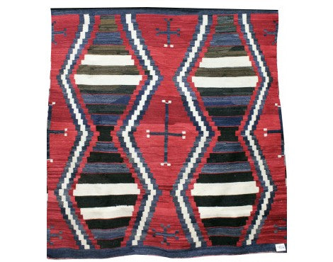 Chief Blanket, 3rd Phase Transitional Rug, Navajo Rug, Navajo, Circa 1 ...